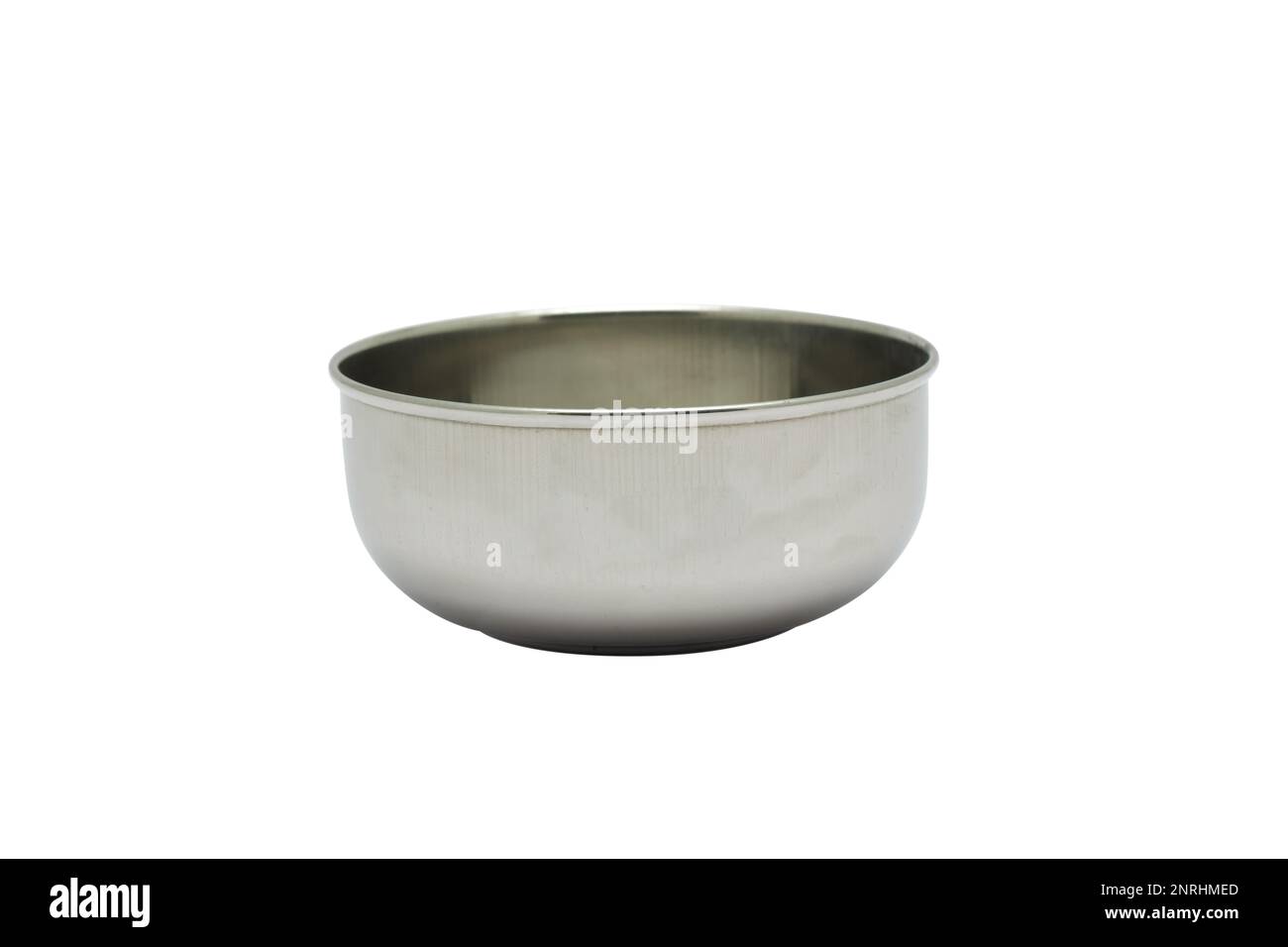 Steel utensils, isolated images of steel kitchen wares placed on white ...