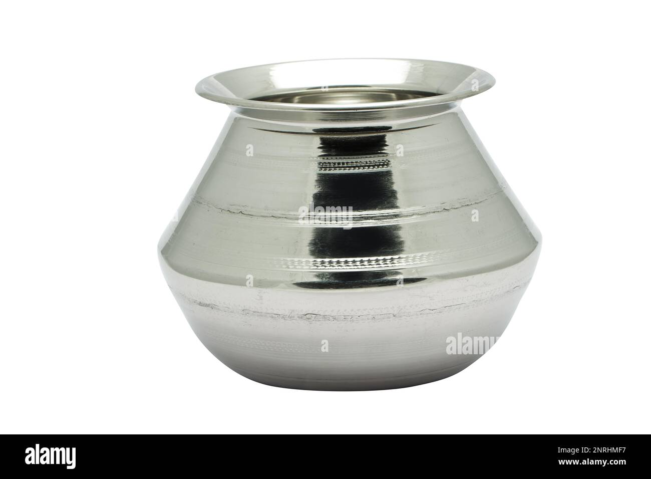 Steel utensils, isolated images of steel kitchen wares placed on white ...