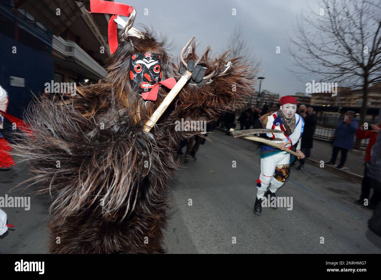 Masques zoomorphes du carnaval europeen hi-res stock photography and ...