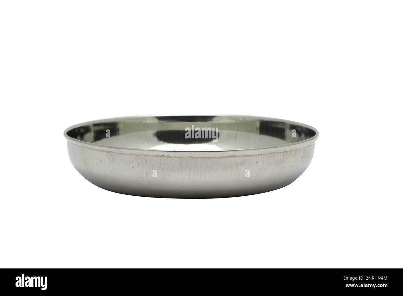 Steel utensils, isolated images of steel kitchen wares placed on white ...