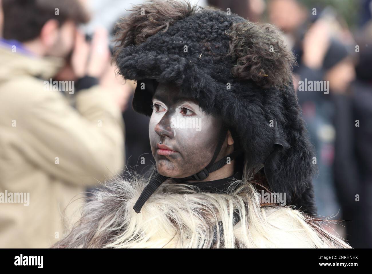 Masques zoomorphes du carnaval europeen hi-res stock photography and ...