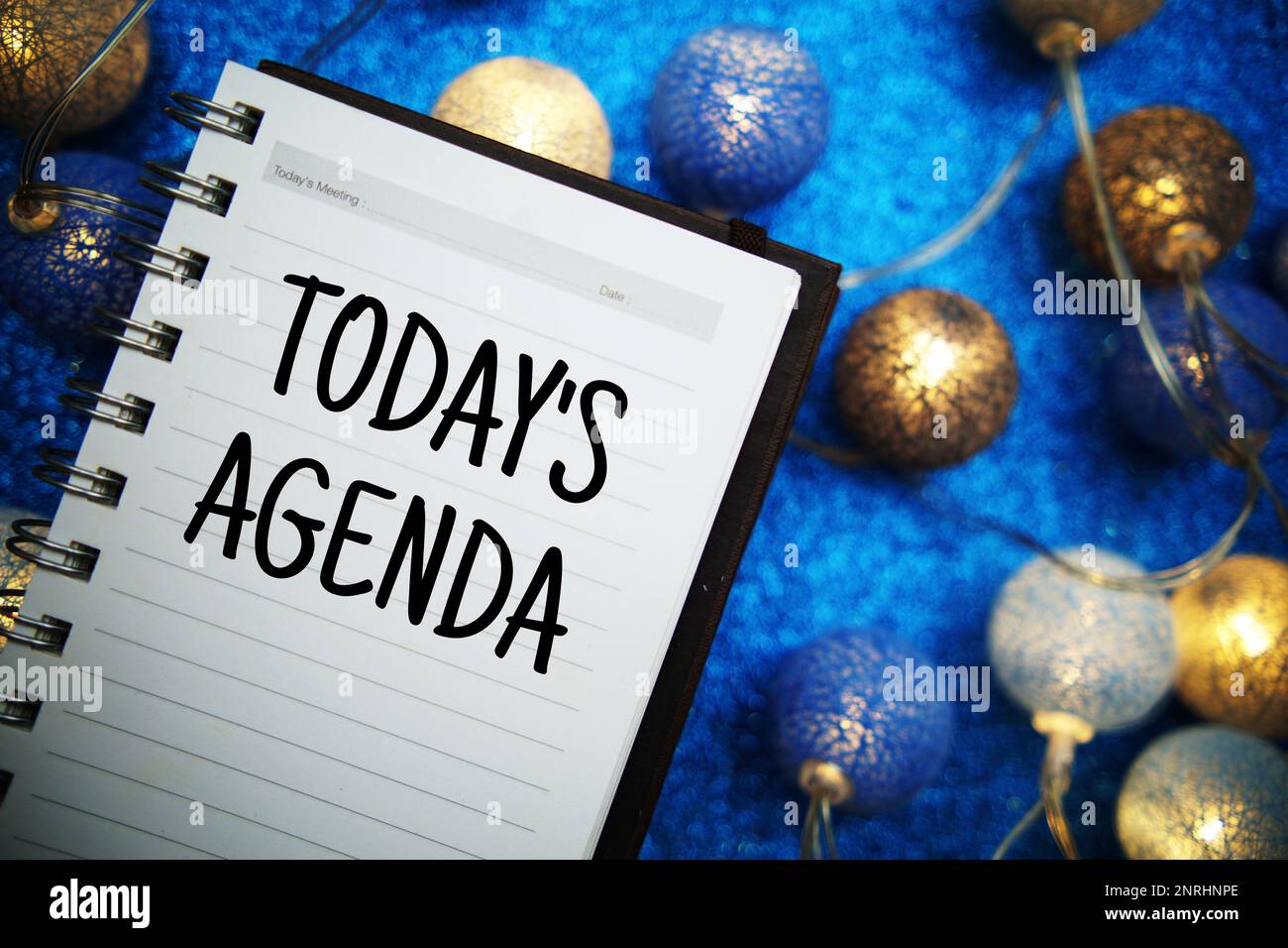 Todays meeting agenda hi-res stock photography and images - Alamy