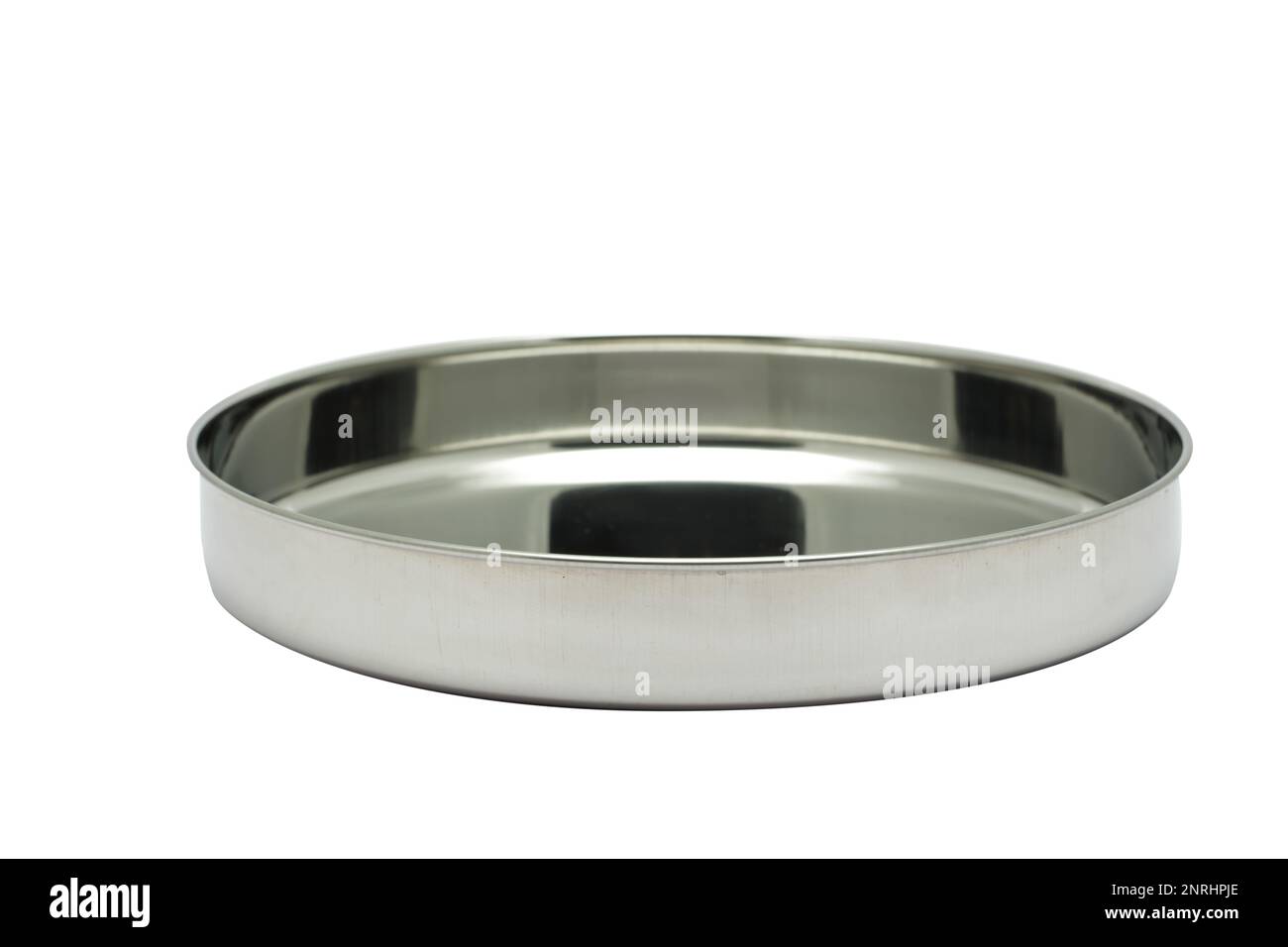 Steel utensils, isolated images of steel kitchen wares placed on white ...