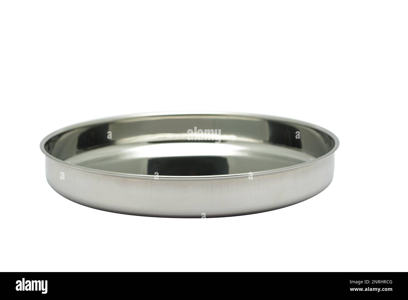 Steel utensils, isolated images of steel kitchen wares placed on white ...