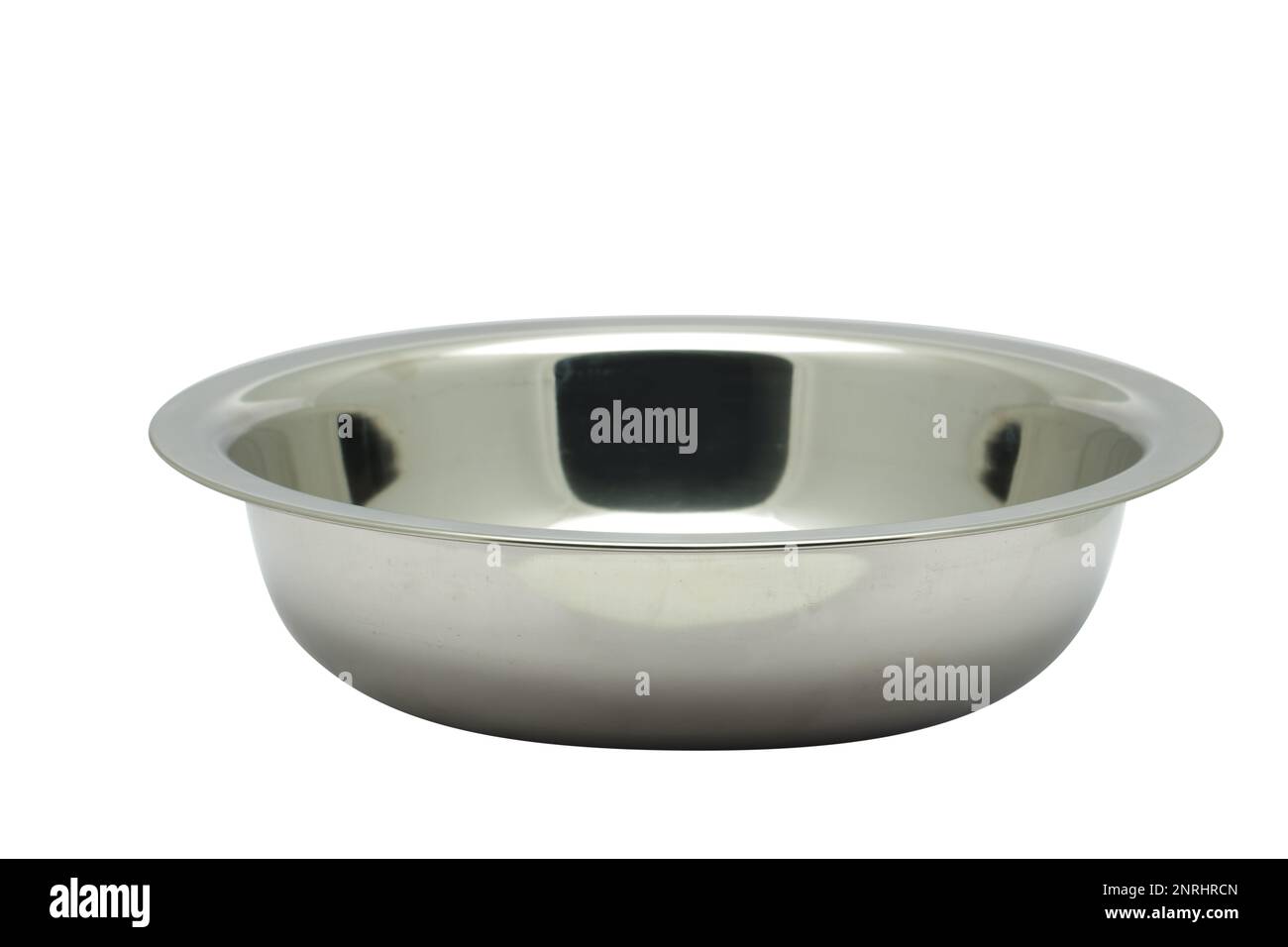 Steel utensils, isolated images of steel kitchen wares placed on white ...