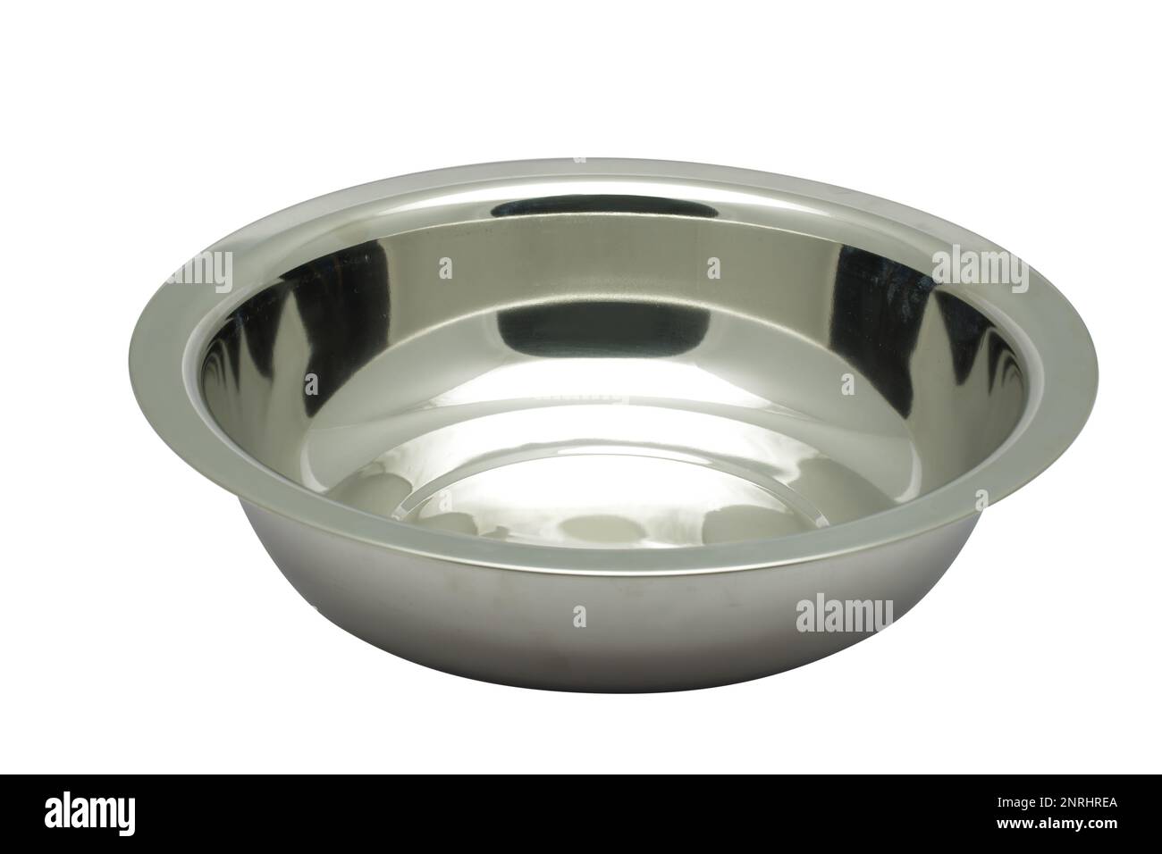 Steel utensils, isolated images of steel kitchen wares placed on white ...