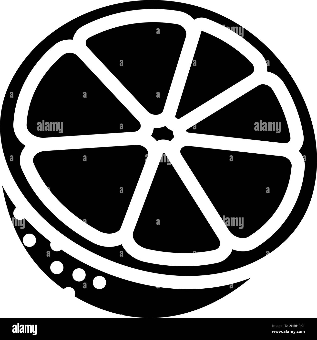 Tangerine half Black and White Stock Photos & Images - Alamy