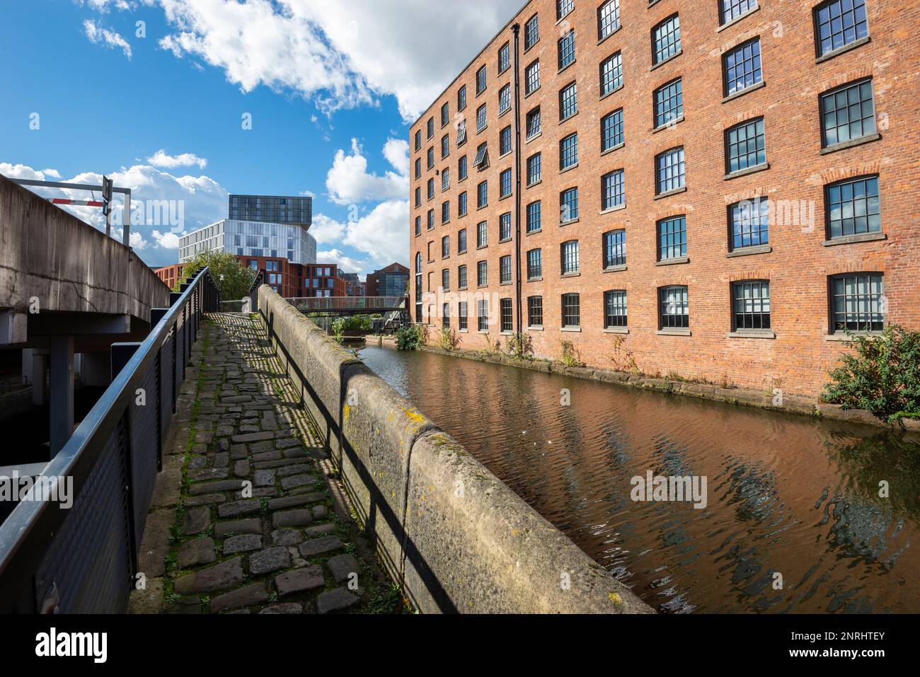 Brownsfield Mill beside the Rochdale canal near Ancoats, Manchester ...