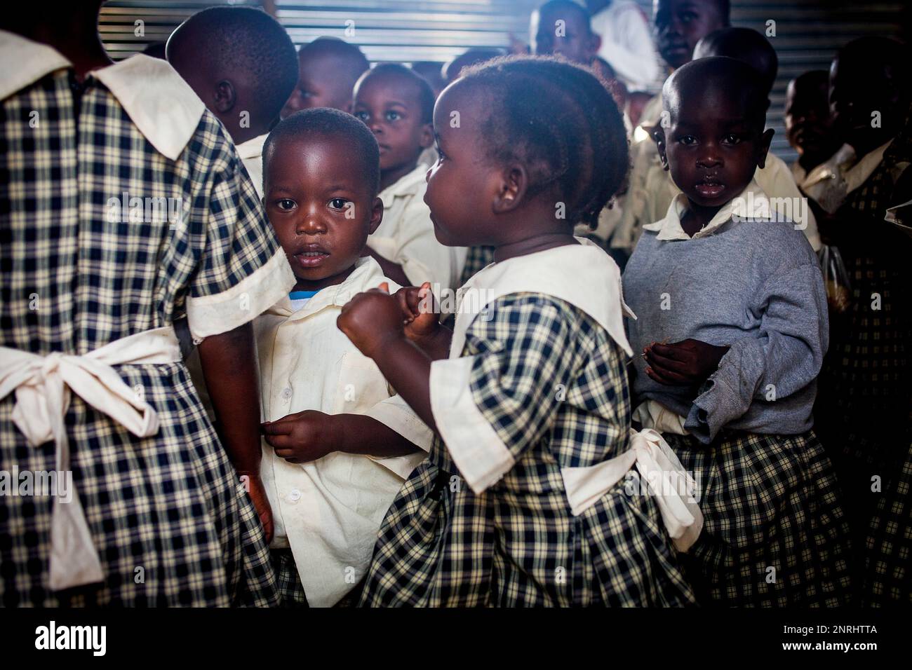 School, the fishing village of Litari, Rusinga Island, Lake Victoria ...
