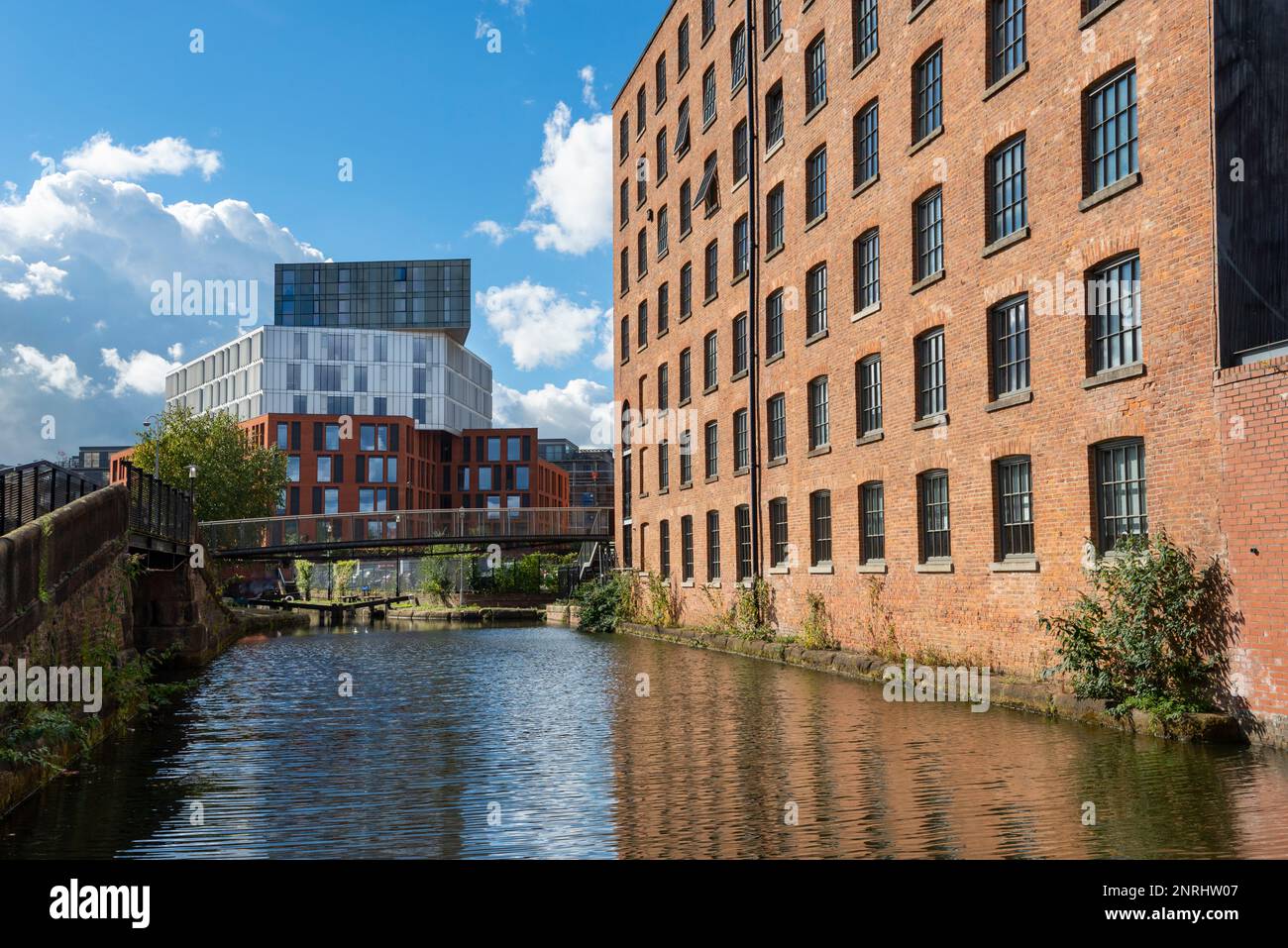 Brownsfield Mill beside the Rochdale canal near Ancoats, Manchester ...
