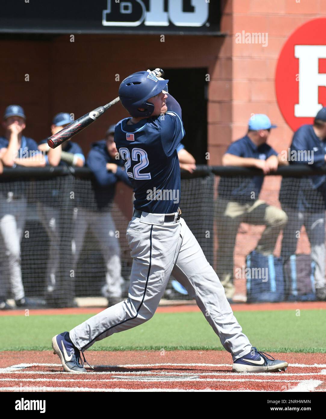 Villanova University Wildcats outfielder Timothy Lilly (22) during game ...