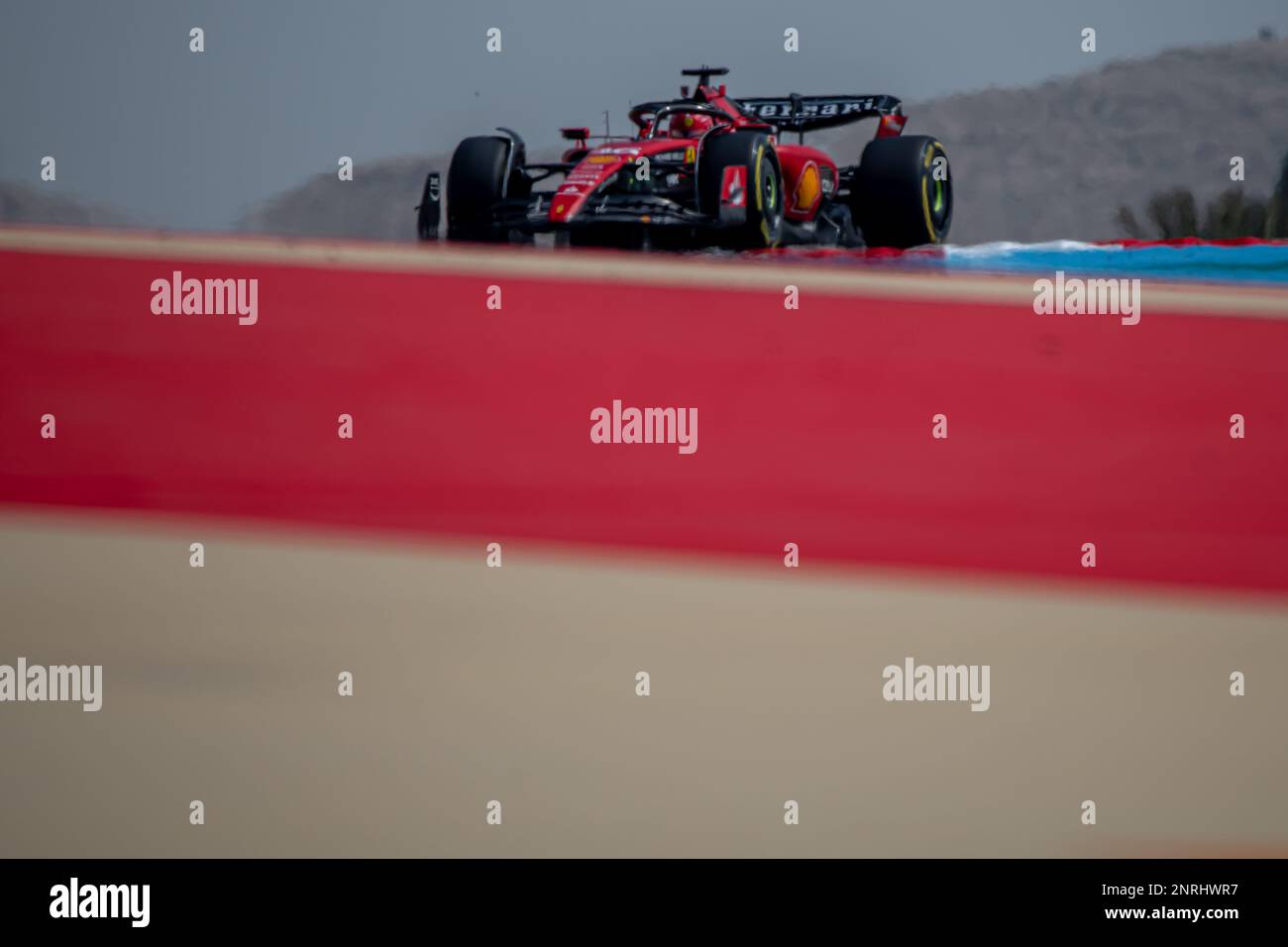 BAHRAIN INTERNATIONAL CIRCUIT, BAHRAIN - FEBRUARY 25: Charles Leclerc ...