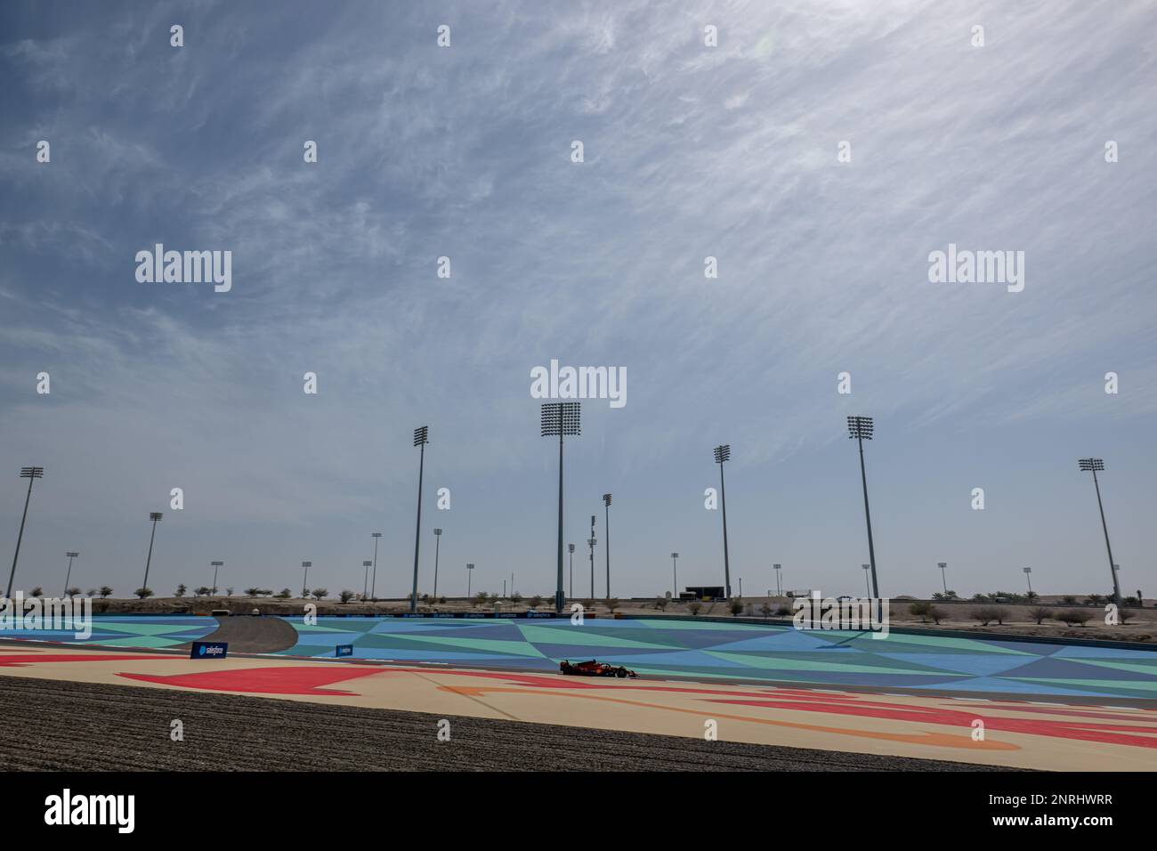 BAHRAIN INTERNATIONAL CIRCUIT, BAHRAIN - FEBRUARY 25: Charles Leclerc ...