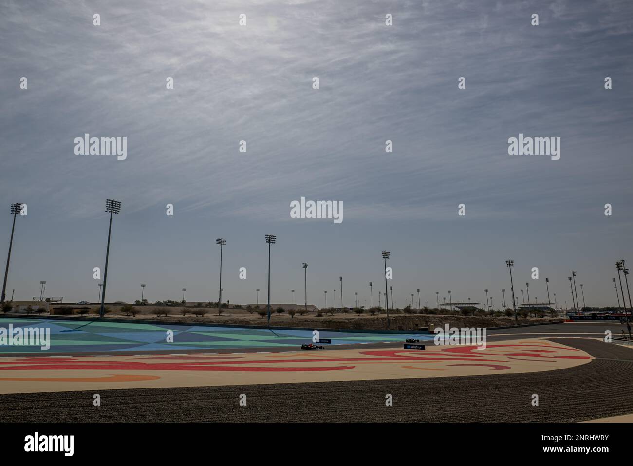 BAHRAIN INTERNATIONAL CIRCUIT, BAHRAIN - FEBRUARY 25: Sergio Perez, Red ...