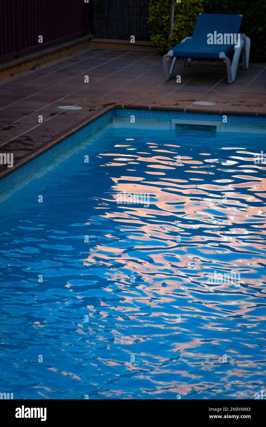 Swimmng pool in Summer Stock Photo - Alamy