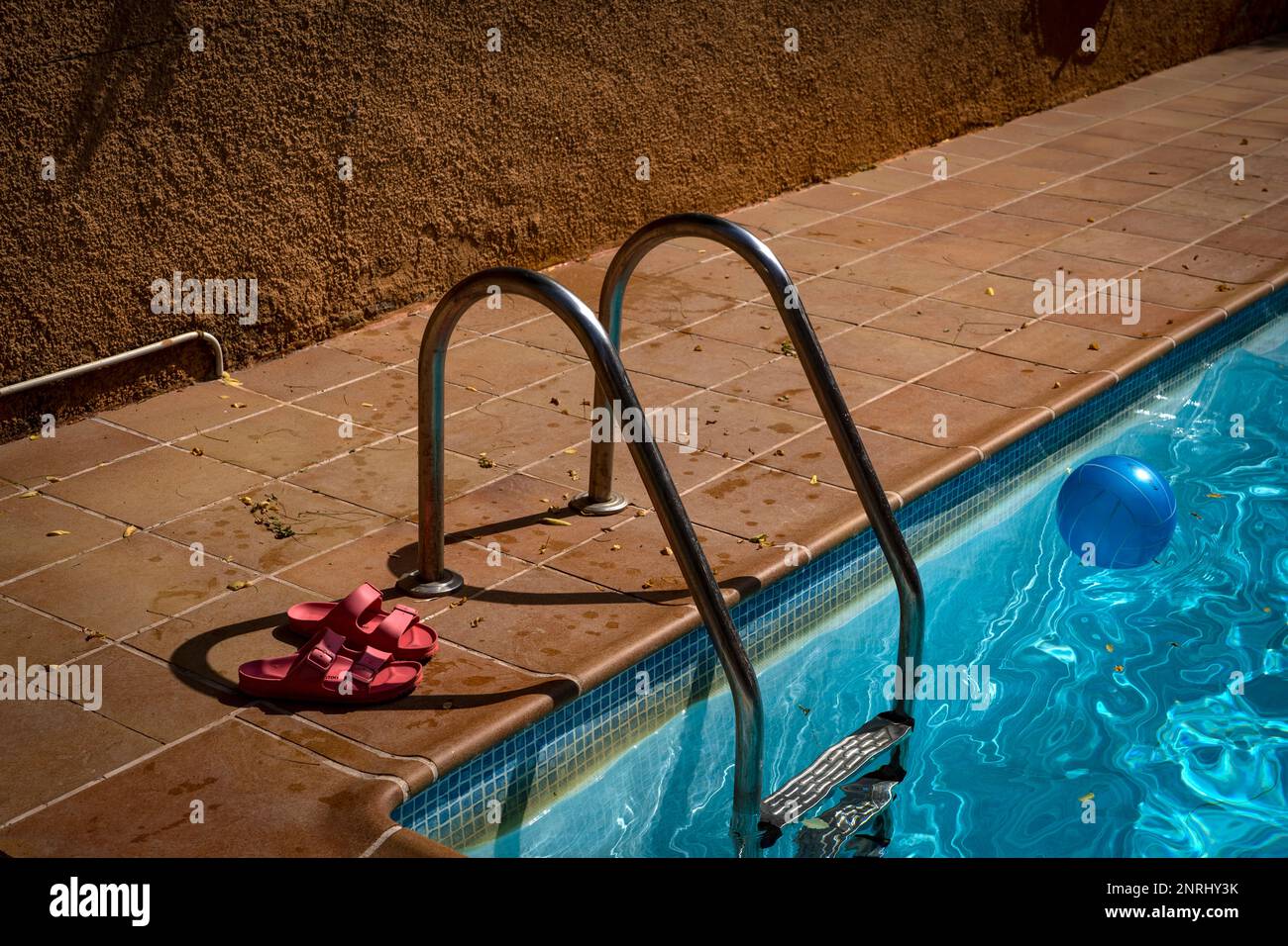 Swimmng pool in Summer Stock Photo - Alamy