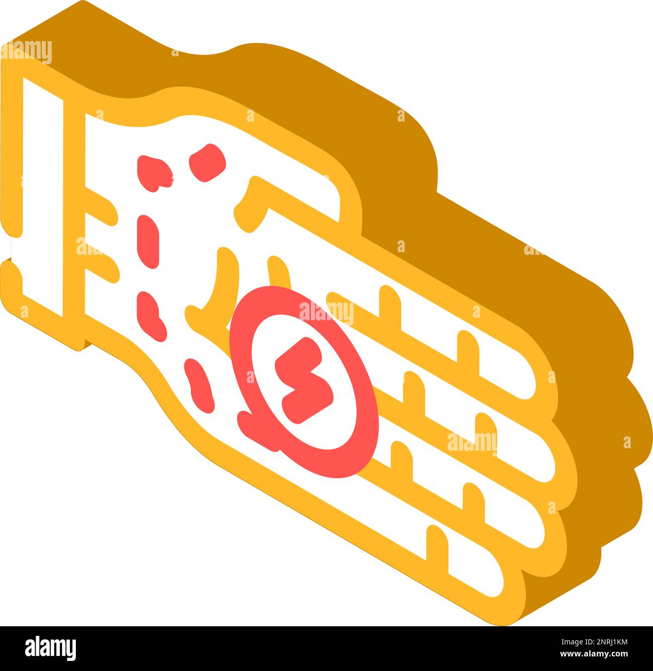 hand pain body ache isometric icon vector illustration Stock Vector ...