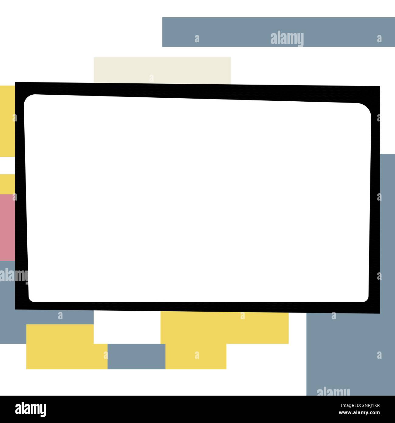 Comics Design Frames. Beautiful Photo Frame Set With Boom Bubbles For ...