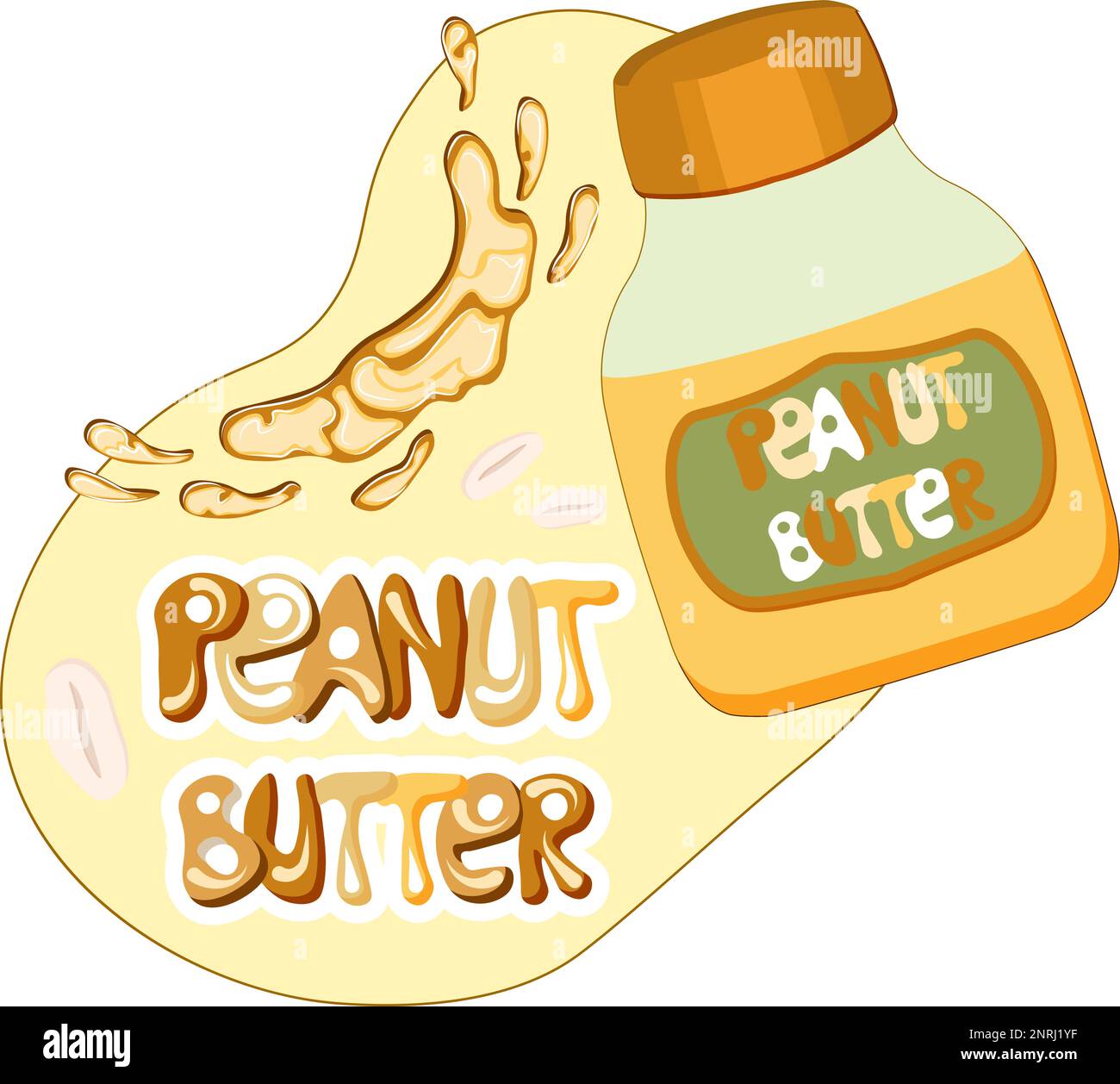 National Peanut Butter Day. Peanut butter logo Stock Vector Image & Art ...