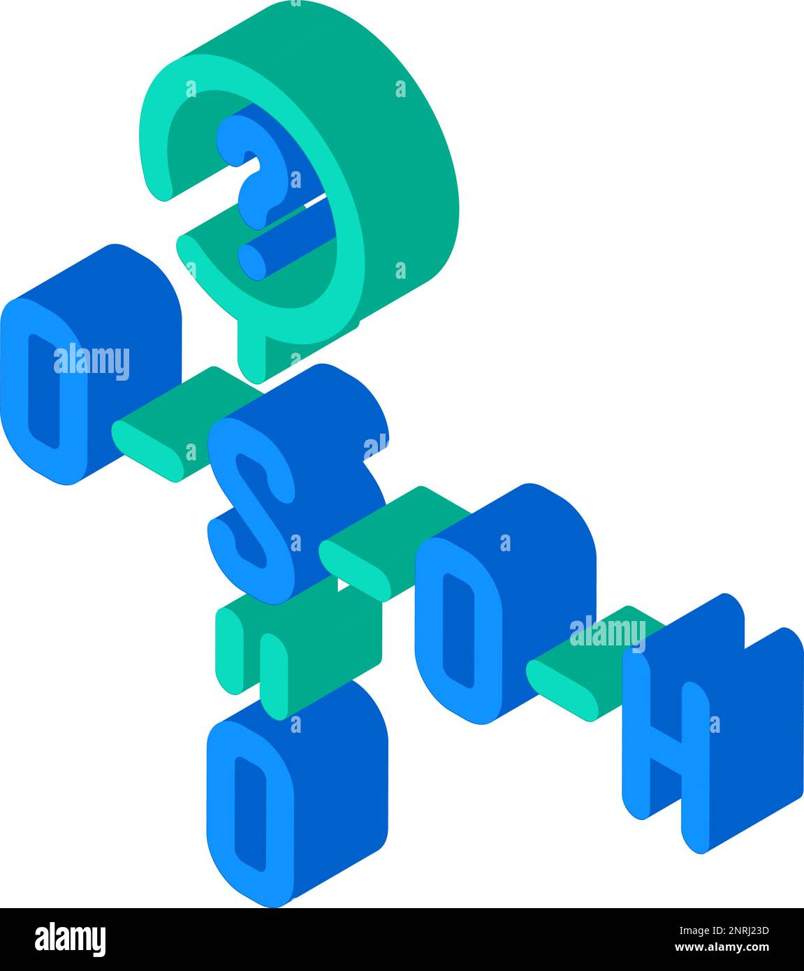 science molecular structure isometric icon vector illustration Stock ...