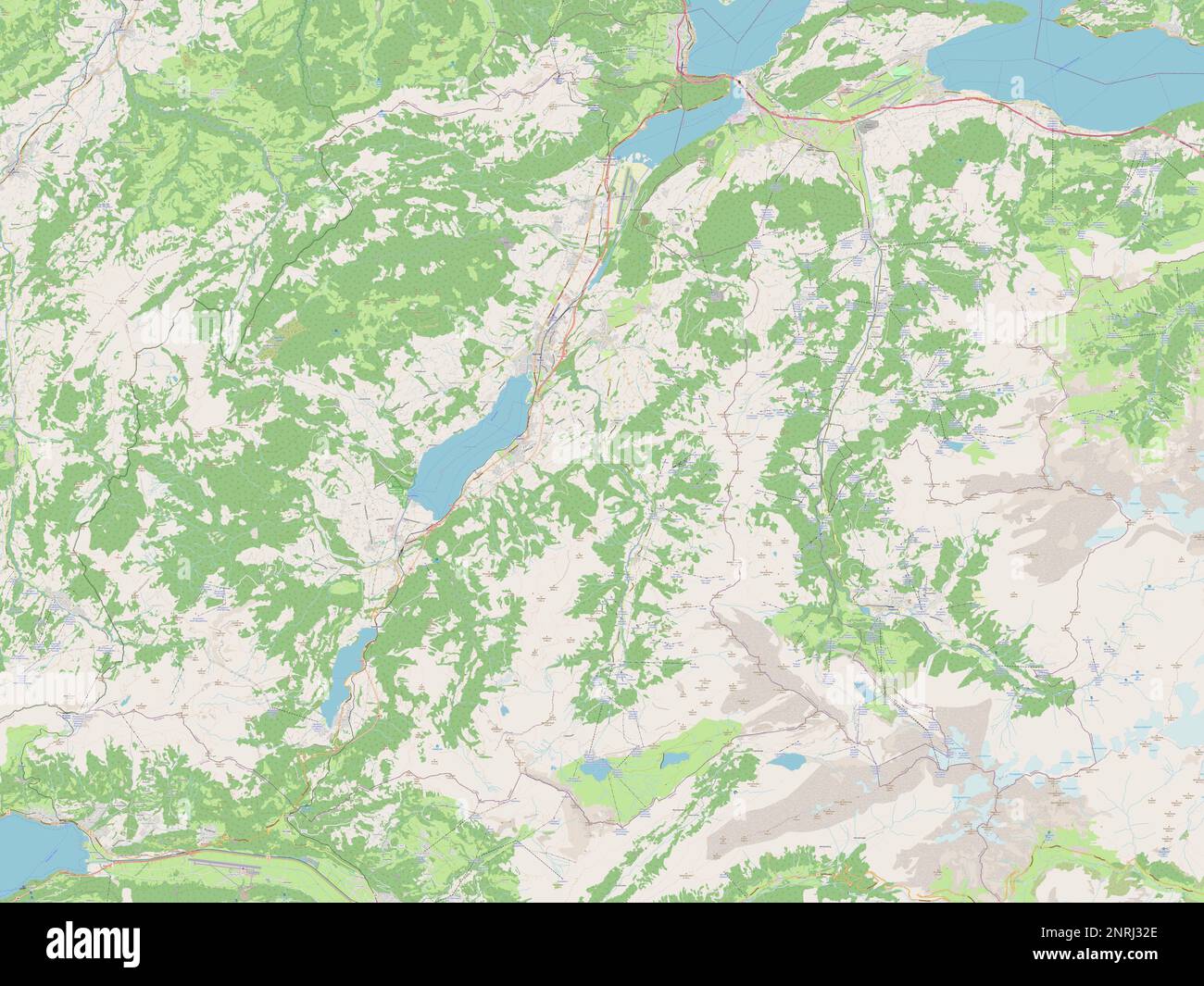 Obwalden, canton of Switzerland. Open Street Map Stock Photo - Alamy