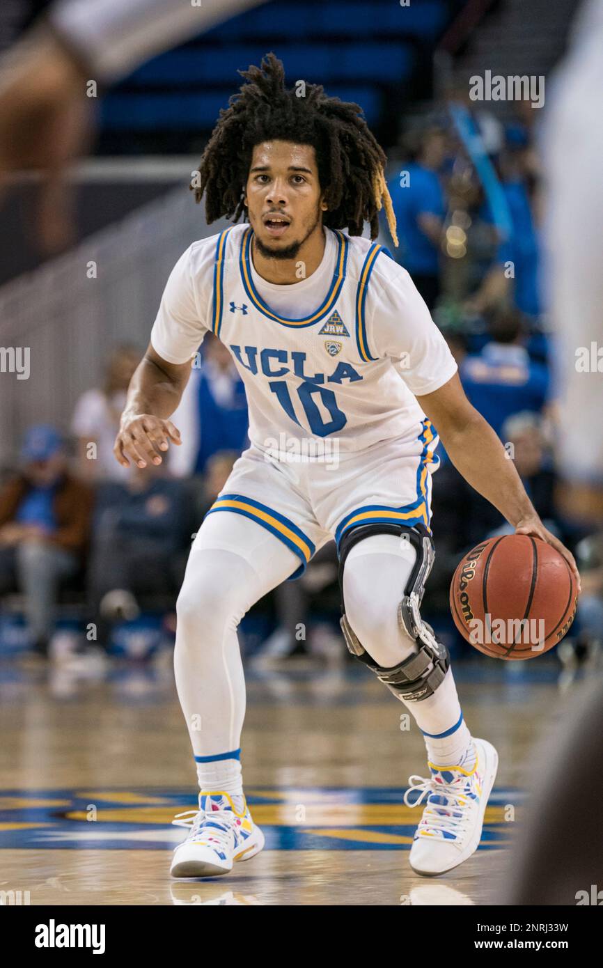 UCLA Bruins guard Tyger Campbell (10) against the San Jose State ...