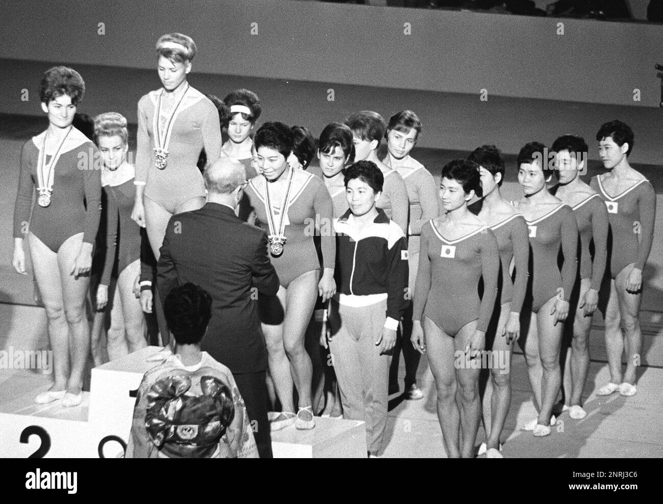 FILE (L to R) Czechoslovakia's athletes, silver, Soviet Union, gold ...