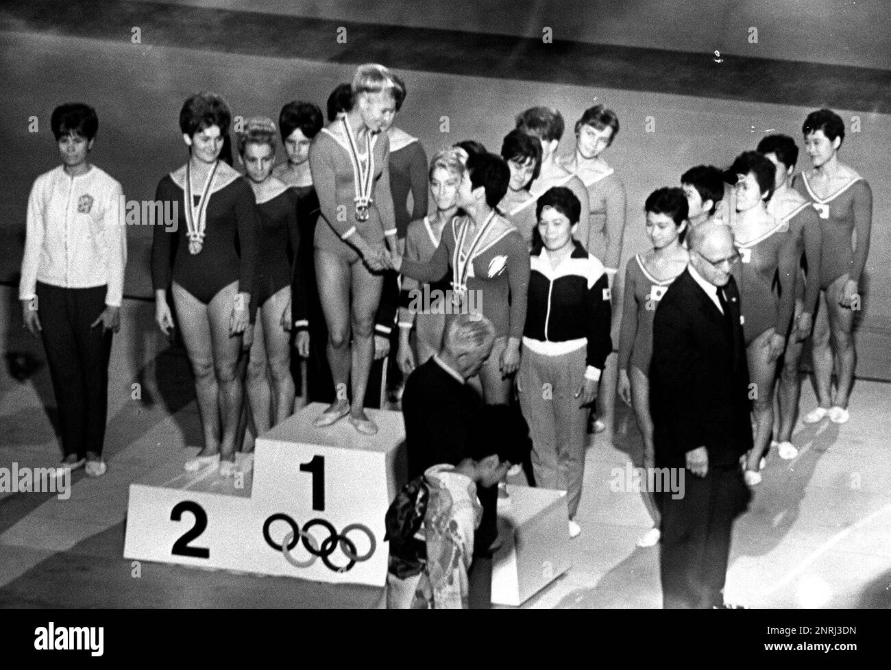 FILE (L to R) Czechoslovakia's athletes, silver, Soviet Union, gold ...