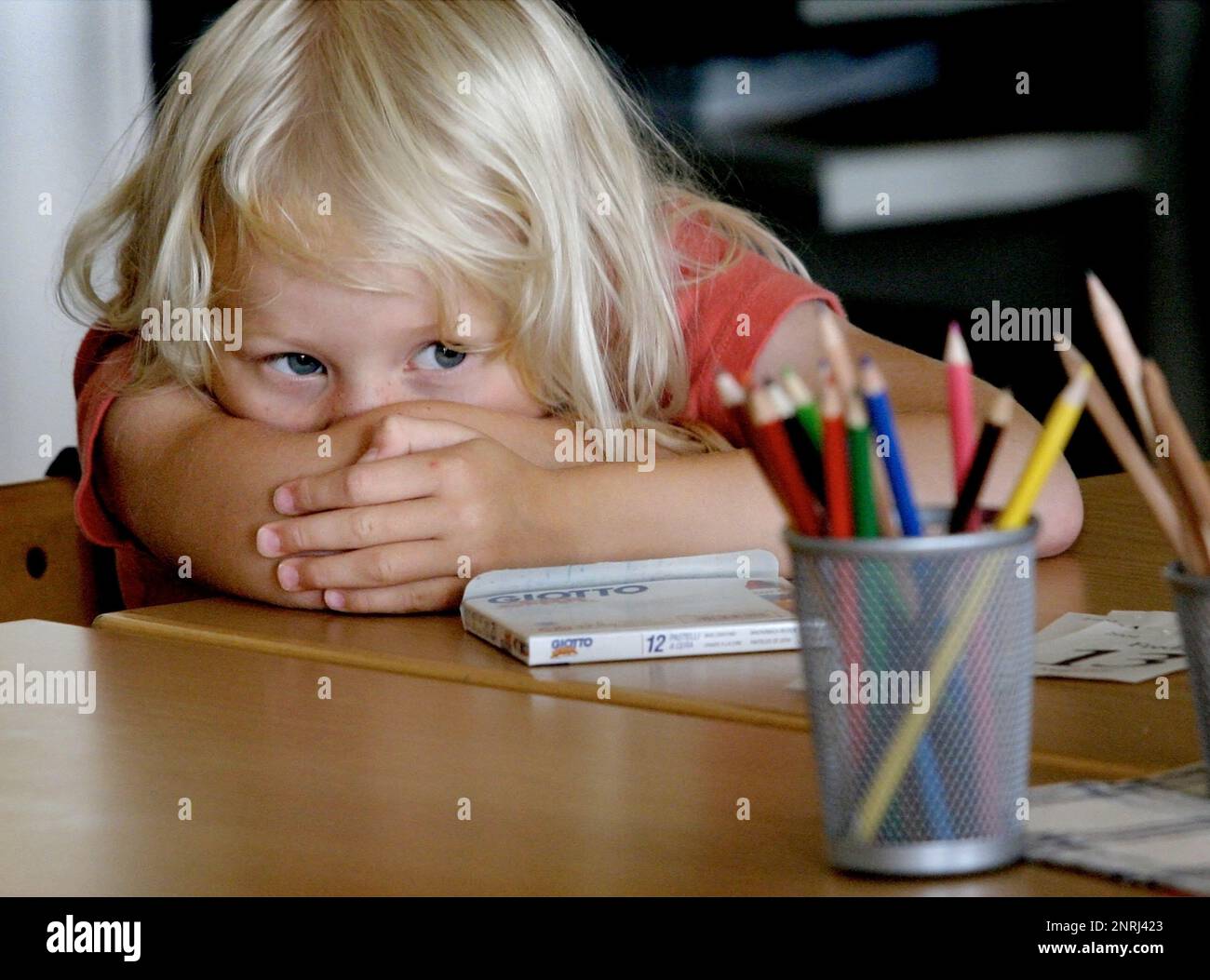 First day in school at the start of school in Skedaskolan, Skeda ...