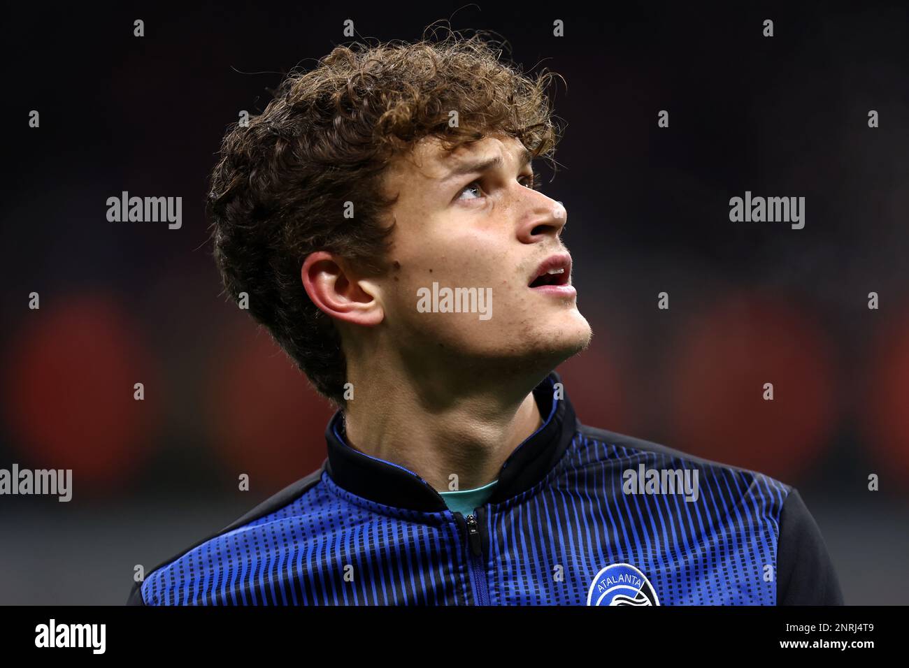 Giorgio Scalvini of Atalanta Bc during warm up before the Serie A match ...