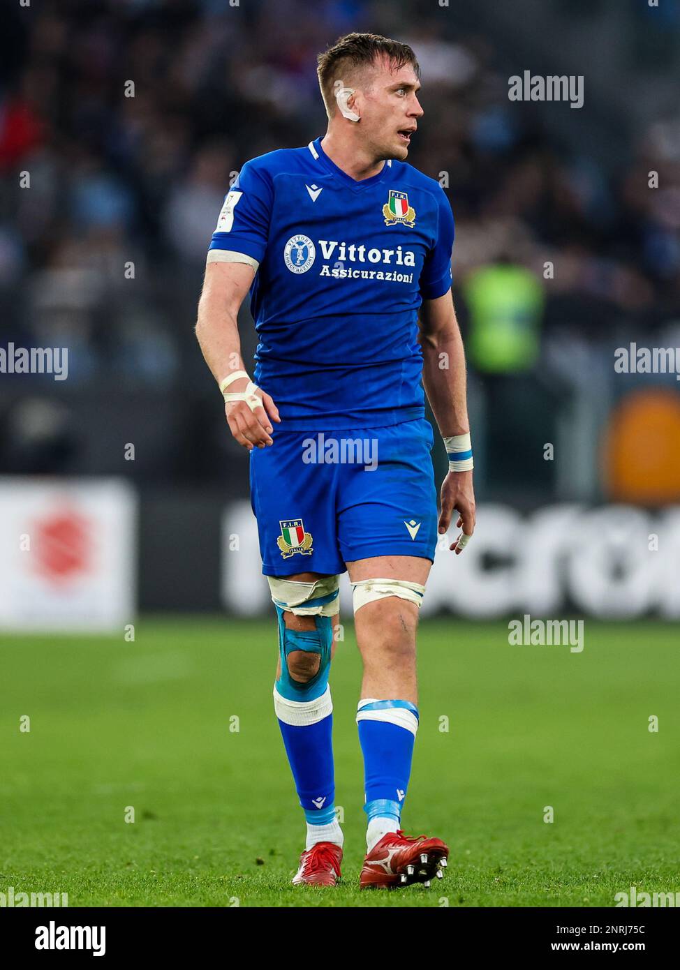 Italy's Federico Ruzza during the Guinness Six Nations match at the ...