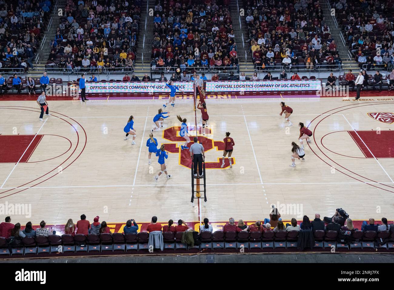 UCLA Bruins outside hitter Savvy Simo (11) goes for the kill against ...