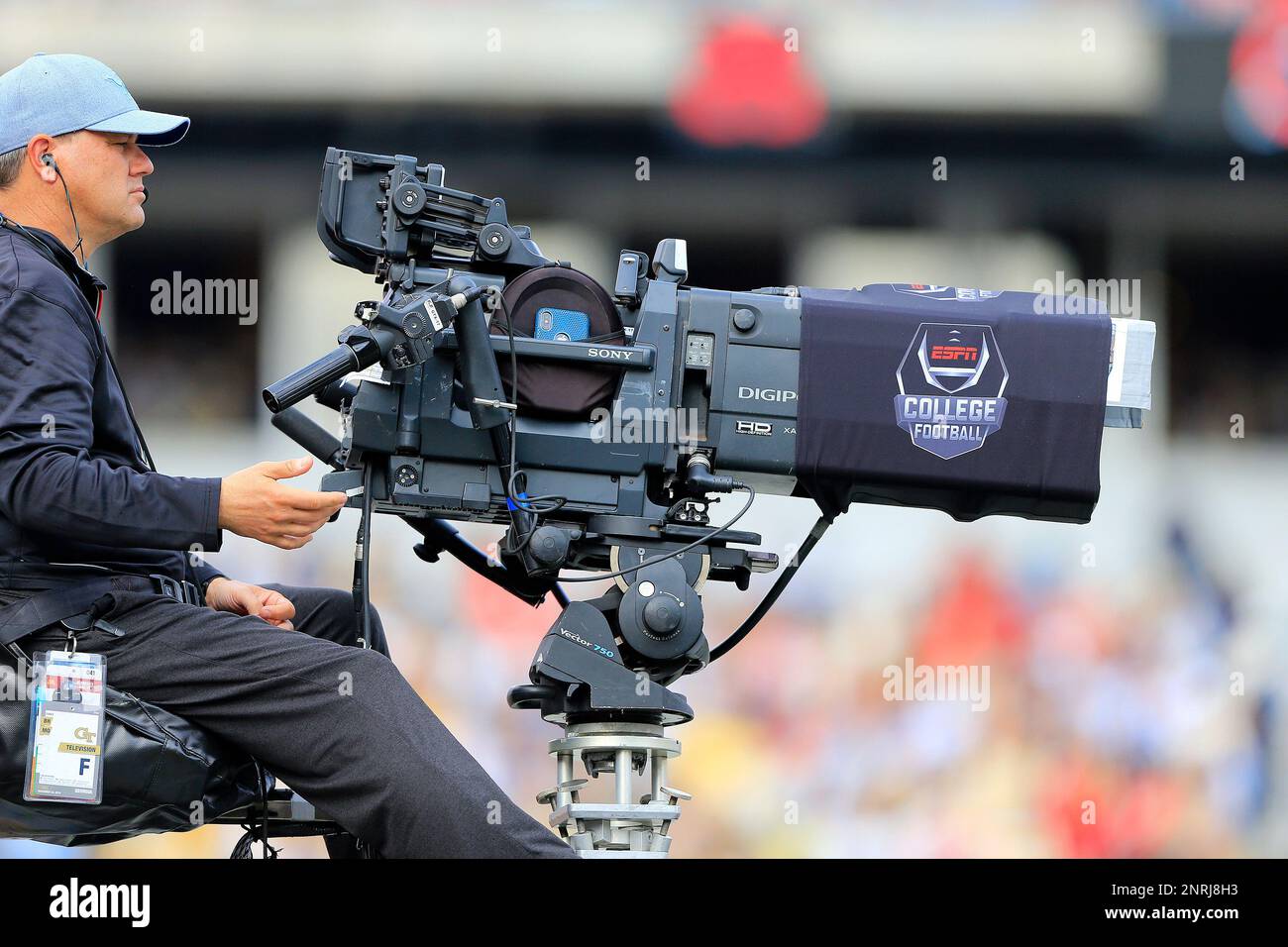 ATLANTA, GA - NOVEMBER 30: An ESPN cameraman captures all the action ...