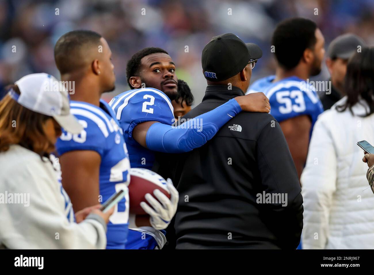 DURHAM, NC - NOVEMBER 30: Duke Blue Devils quarterback Daniel Karlin (2 ...