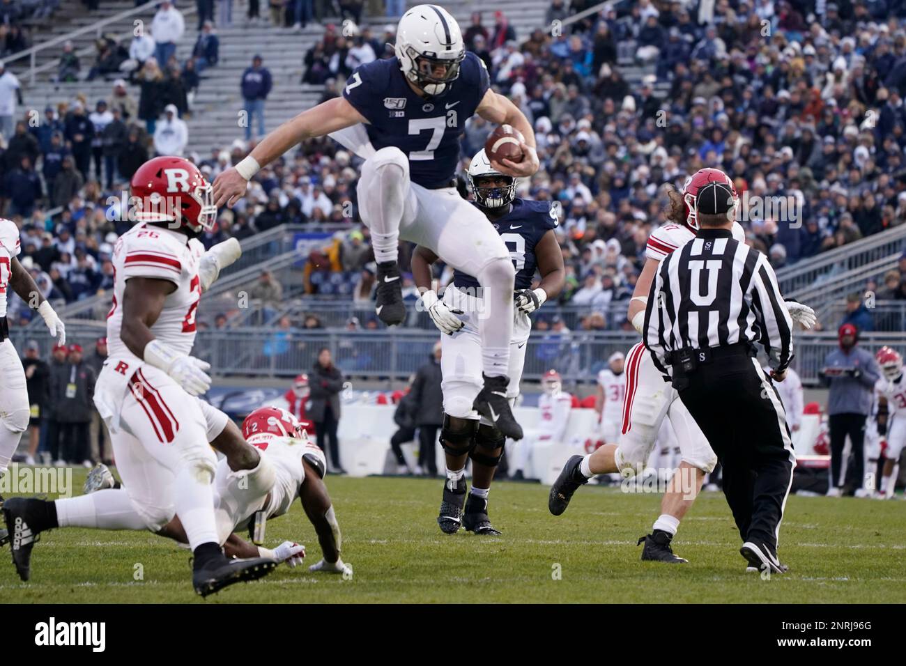 UNIVERSITY PARK, PA - NOVEMBER 30: Penn State Nittany Lions Quarterback ...