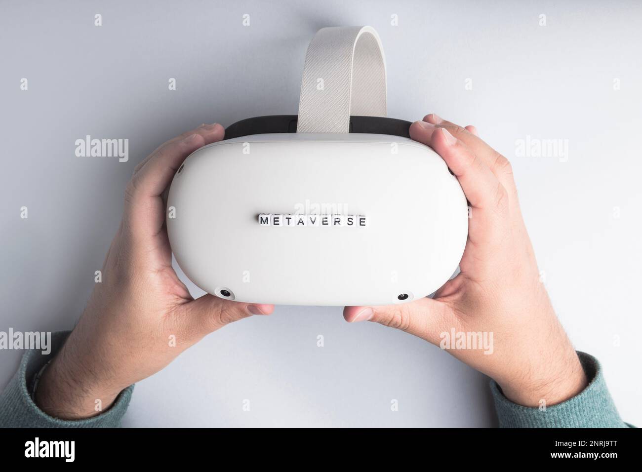 Virtual hands interaction hi-res stock photography and images - Alamy