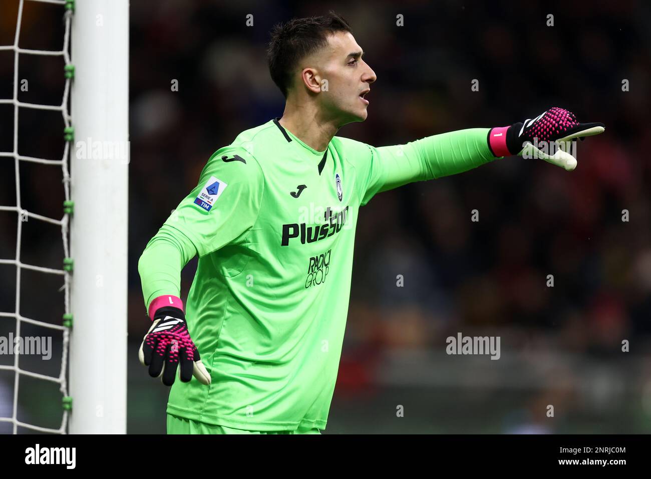 Milano, Italy. 26th Feb, 2023. Juan Musso of Atalanta Bc gestures ...
