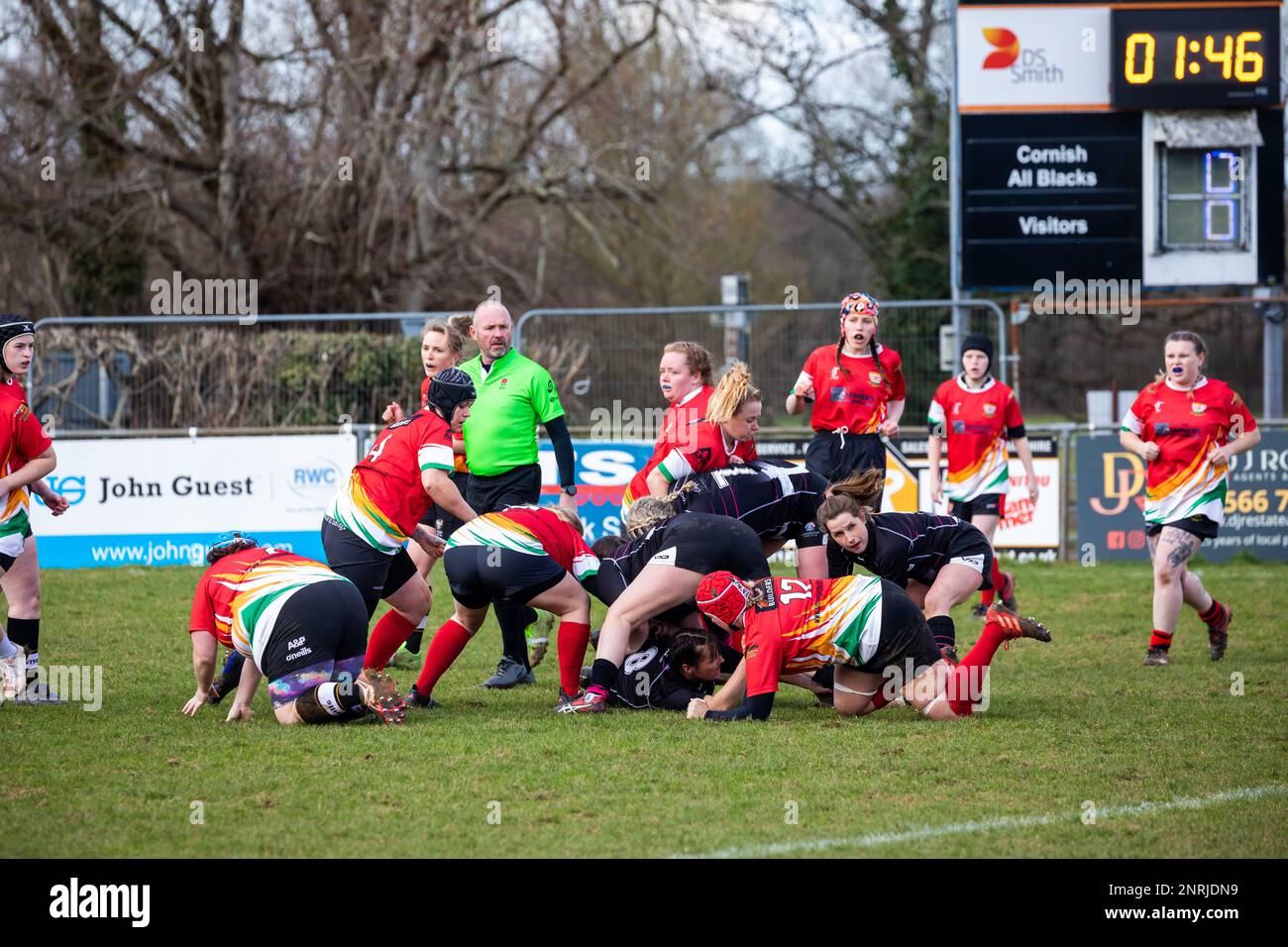 Camborne RFC play Cornish all blacks, Launceston 56/0 Stock Photo - Alamy