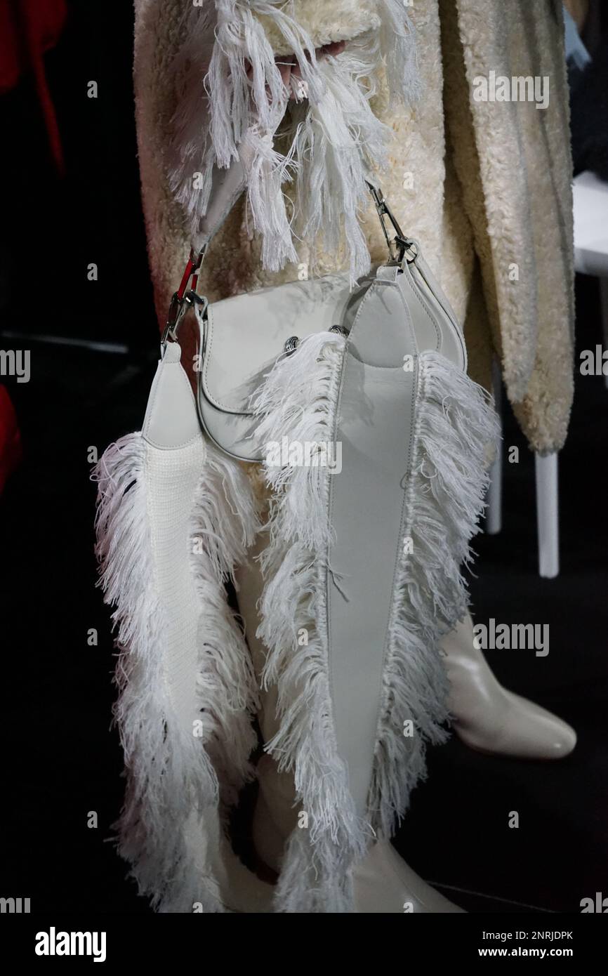 The backstage of Budapest Select at Milan Fashion Week 2023 is a ...