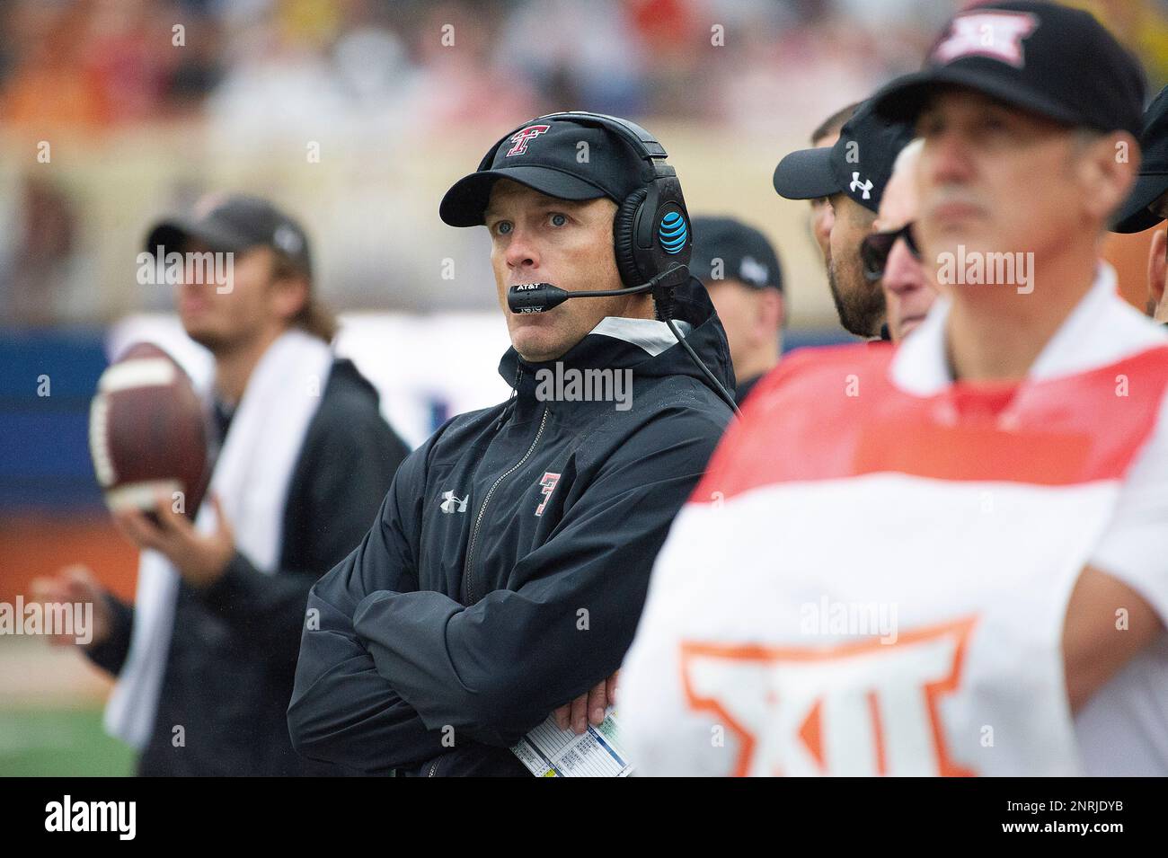 November 29, 2019: Texas Tech Head Coach Matt Wells in action during ...