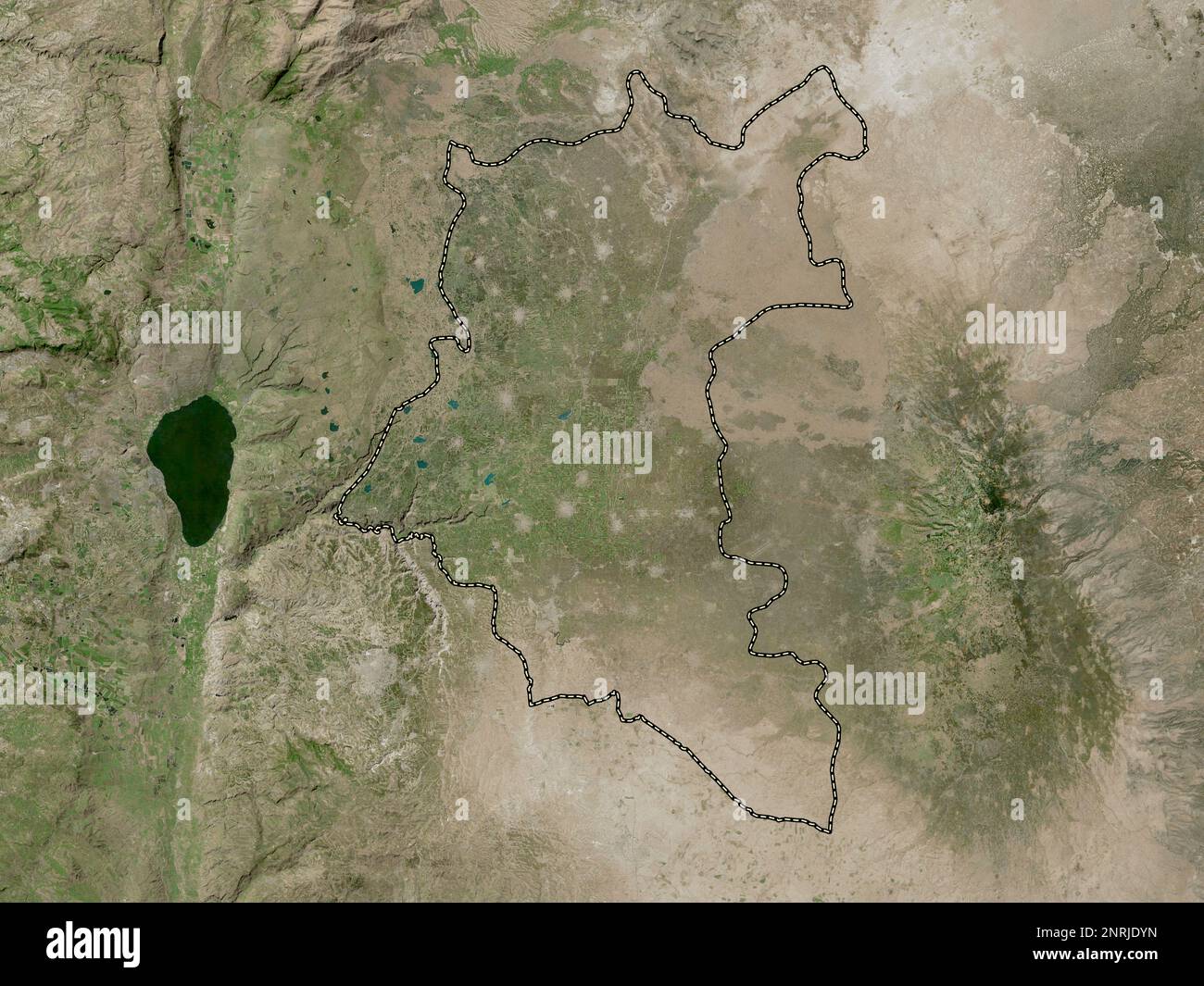 Dar`a, province of Syria. High resolution satellite map Stock Photo - Alamy