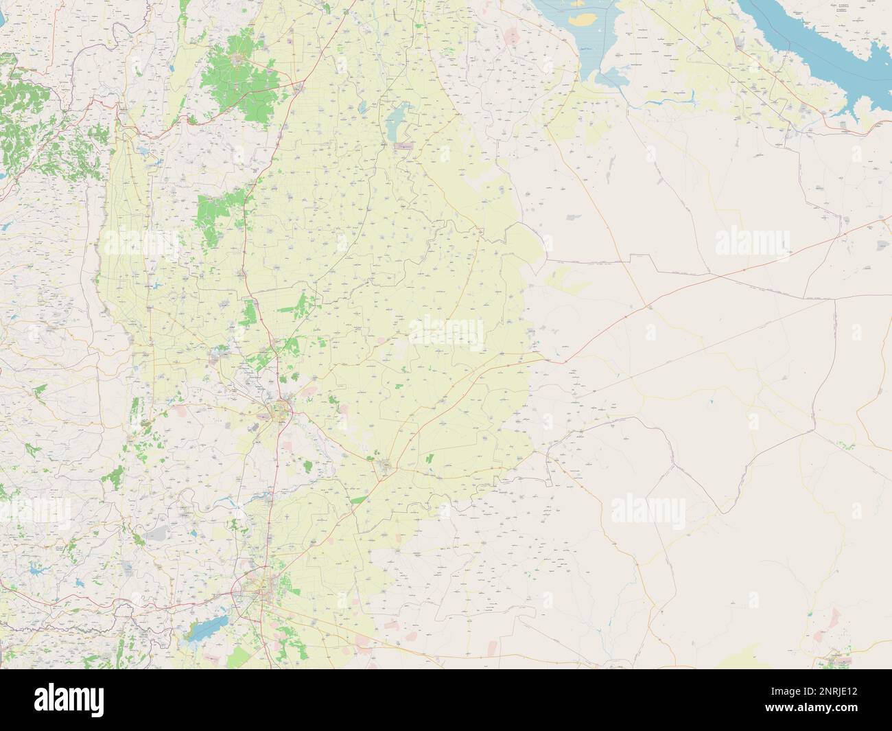 Hamah, province of Syria. Open Street Map Stock Photo - Alamy