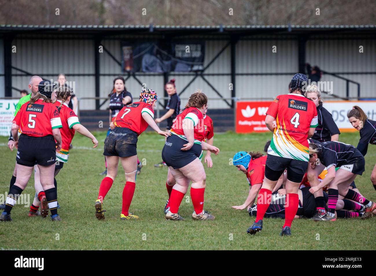 Camborne RFC play Cornish all blacks, Launceston 56/0 Stock Photo - Alamy