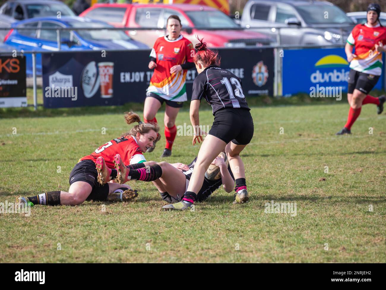 Camborne RFC play Cornish all blacks, Launceston 56/0 Stock Photo - Alamy