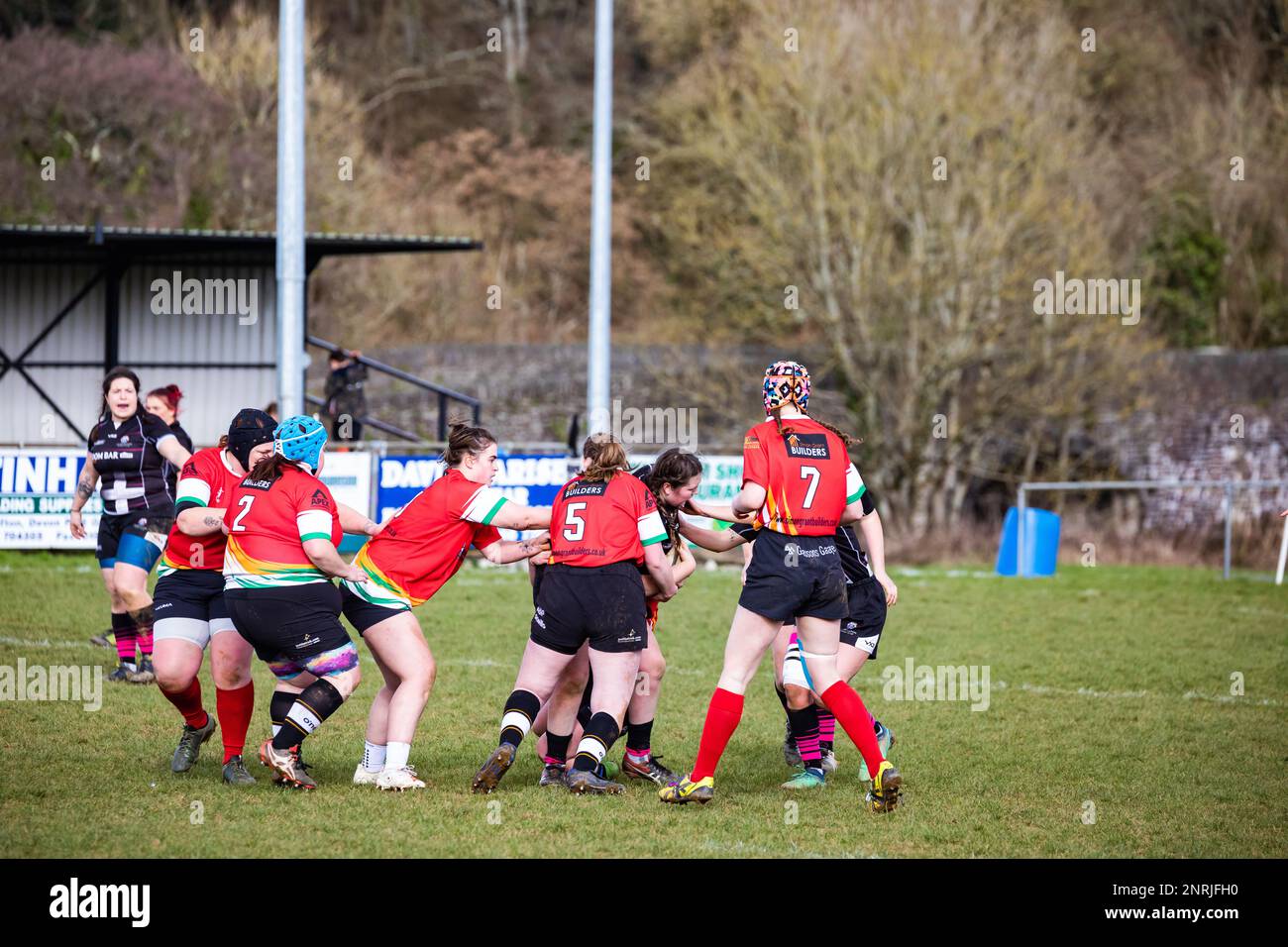 Camborne RFC play Cornish all blacks, Launceston 56/0 Stock Photo - Alamy