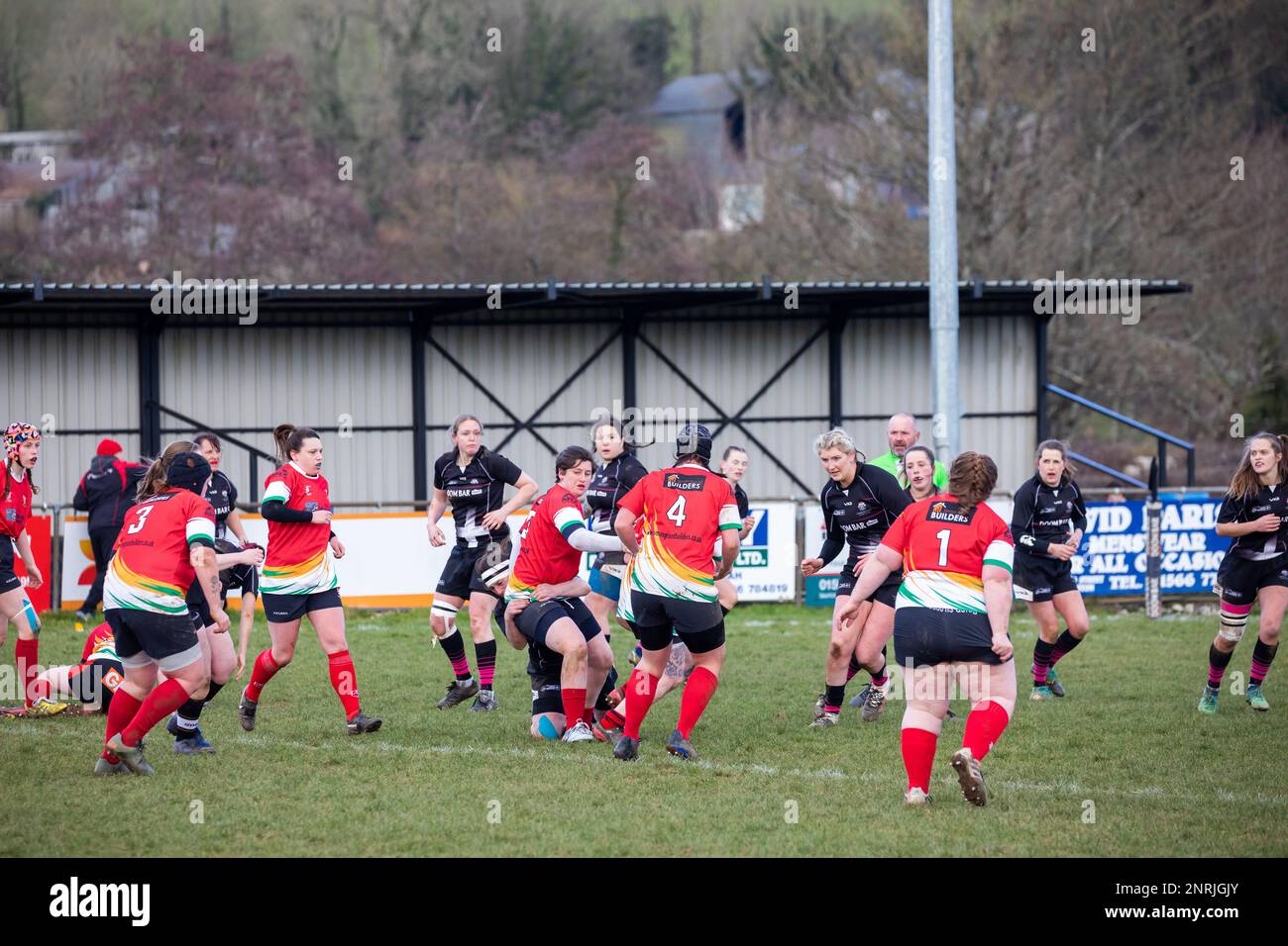 Camborne RFC play Cornish all blacks, Launceston 56/0 Stock Photo - Alamy