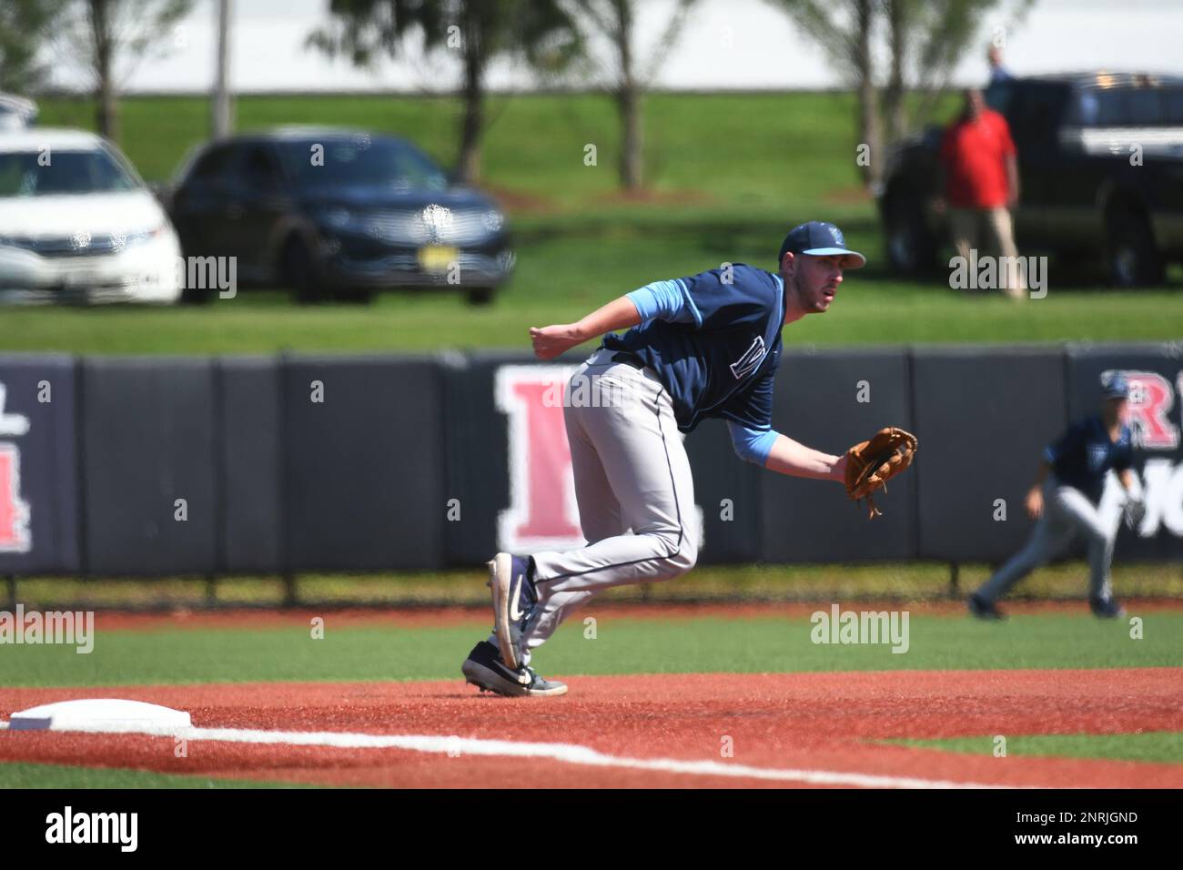 Villanova University Wildcats infielder John Heilenbach (7) during game ...