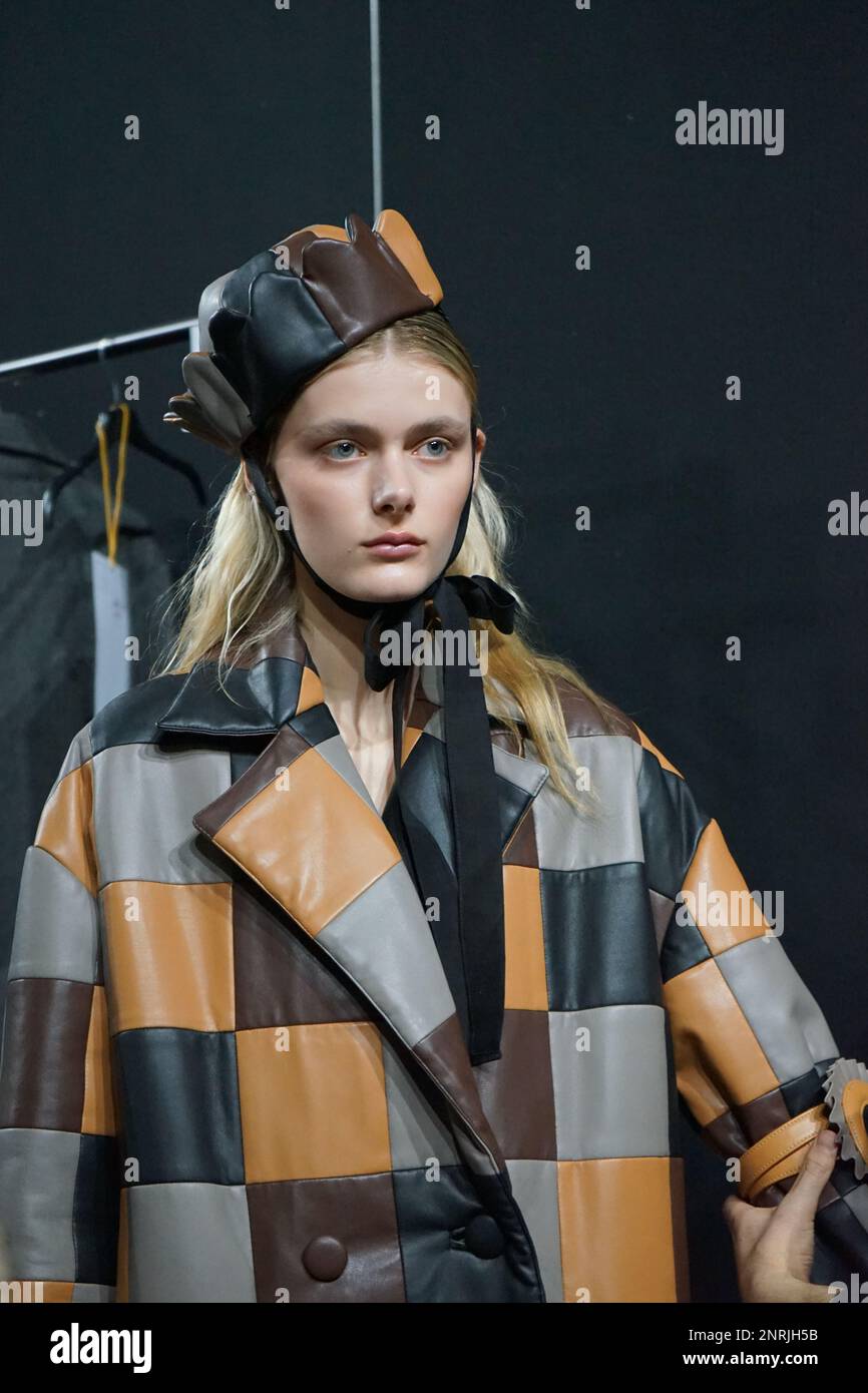 The backstage of Budapest Select at Milan Fashion Week 2023 is a ...