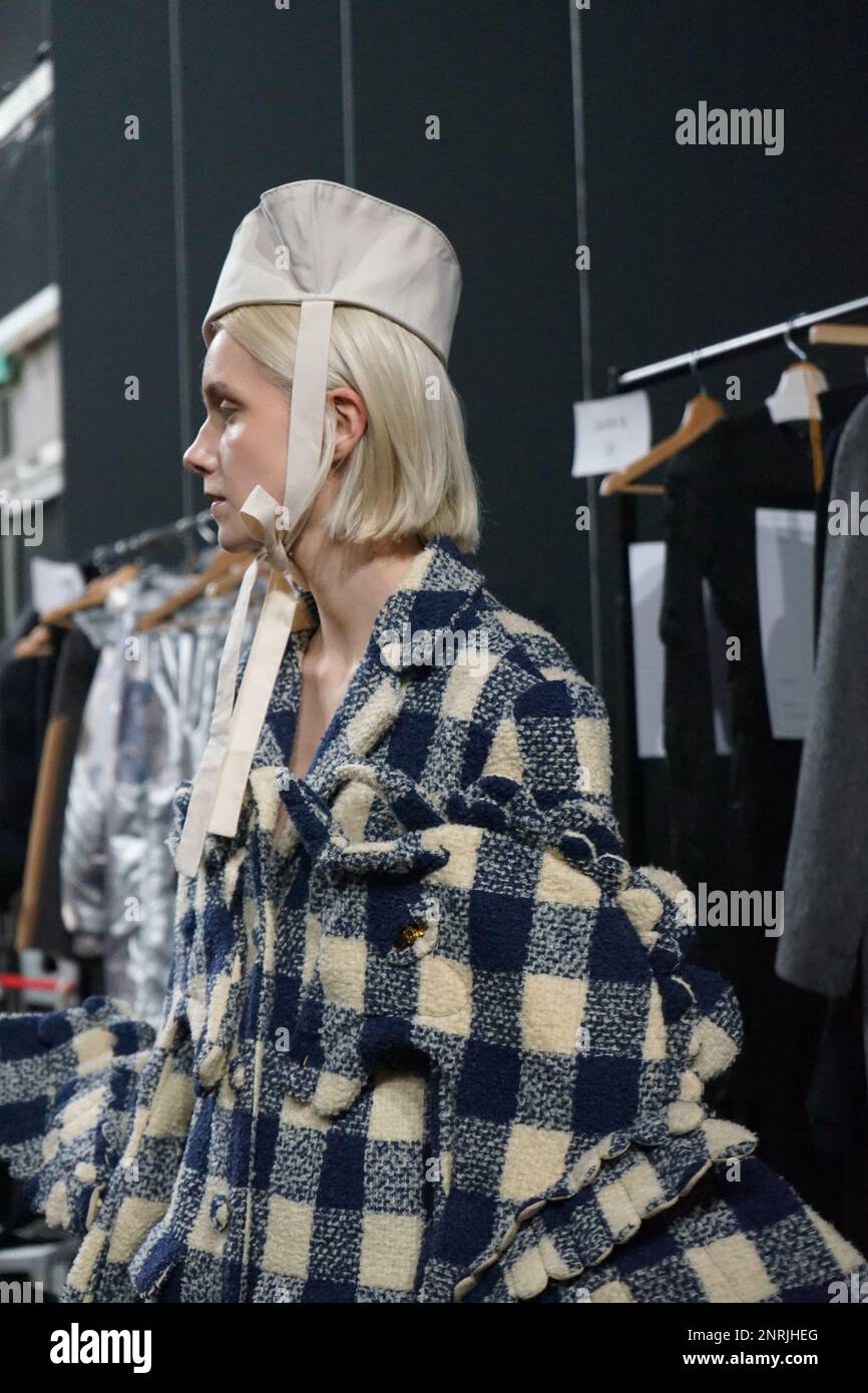 The backstage of Budapest Select at Milan Fashion Week 2023 is a ...