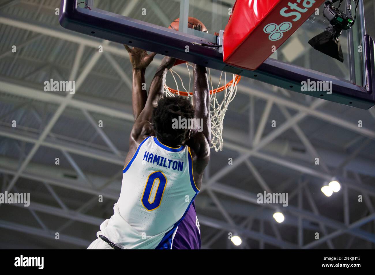 FORT MYERS, FL - NOVEMBER 27: Pitt forward Eric Hamilton (0) attempts a ...